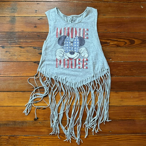 Disney | Tops | Vintage 0s Disney Patriotic Mini Mouse Sleeveless ...